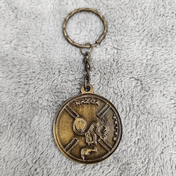 unbranded | Other | Nazca Peru Keychain Medallion Brass Colored Metal ...